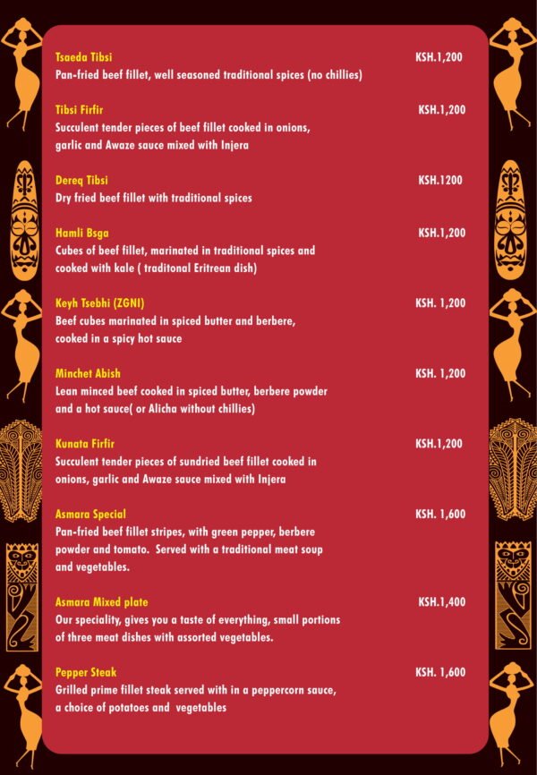 Book a table at Asmara Restaurant Westlands with EatOut